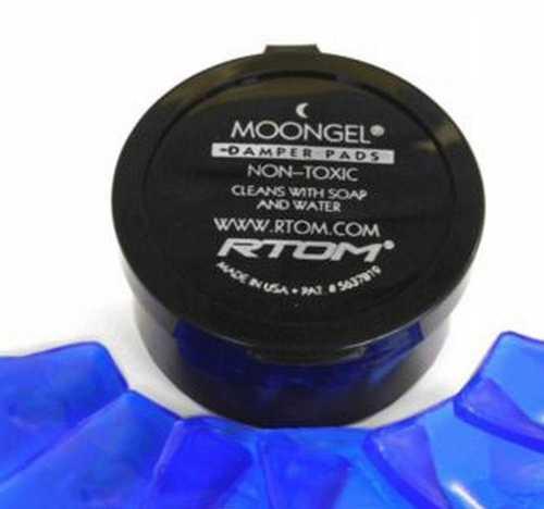 Демпферы для барабанов rtom moongel Dampers Pads Original Blue
