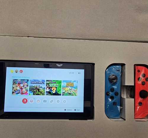 Игровая консоль Nintendo Switch красный неон (Уфа)