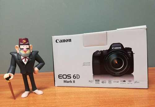 Фотоаппарат Canon EOS 6D Mark II Body (Рус меню)