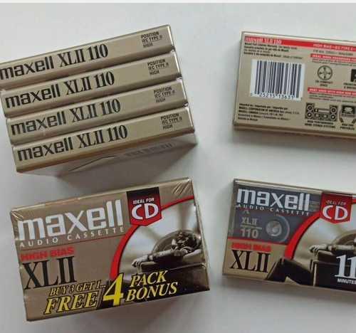 Новая аудиокассета maxell xlii 90 maxell xlii 110