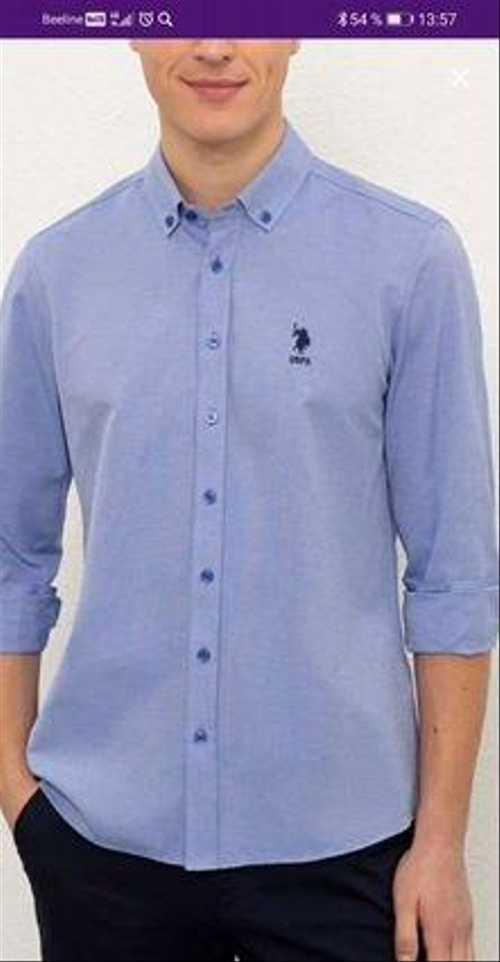 Рубашка US Polo обмен (L меняю на М) Новая