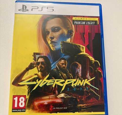 Cyberpunk 2077 phantom liberty ps5 диск новый