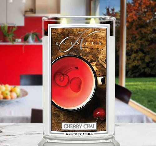 Kringle candle свеча большая Вишневый Чай