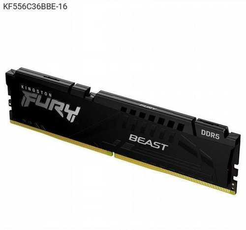 Модуль памяти Kingston fury Beast Black 16GB dimm