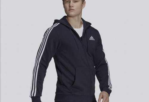 Мужская зип худи Adidas 3-Stripes