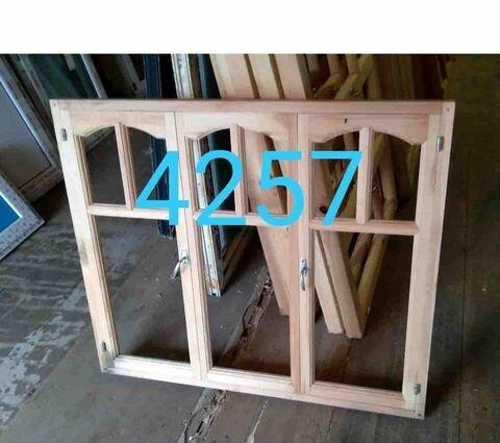 Окно деревянное, 1000(в) х 1200(ш) № 4257
