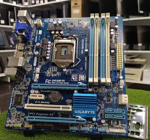 Материнская плата Gigabyte GA-Z77M-D3H LGA 1155