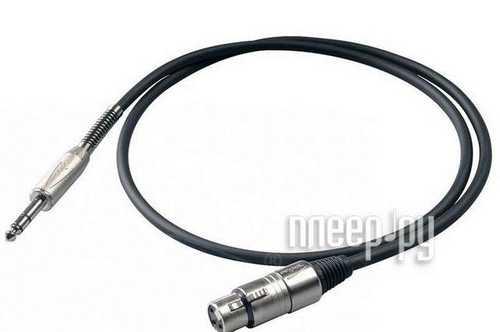 Шнур Proel 6.3mm Jack - XLR 3m bulk210LU3