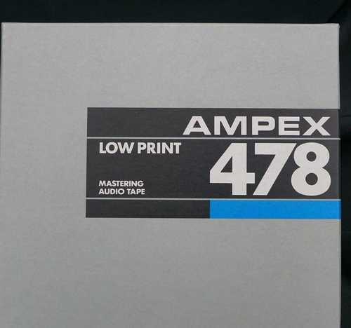 Ampex 478 2500'/762 метра 50 мк. магнитная лента