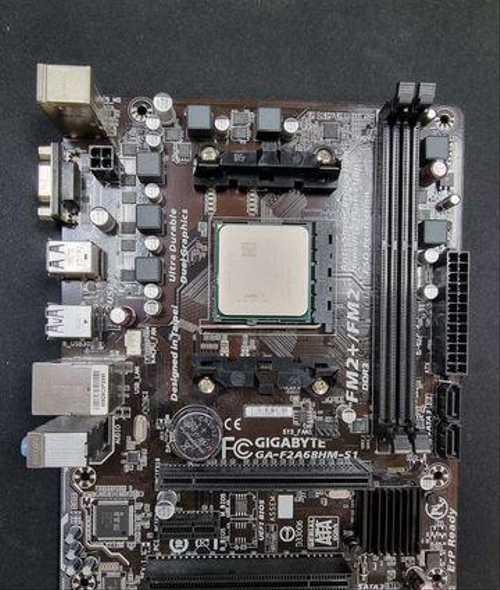 MB Gigabyte GA-f2a68hm-S1 + CPU A4-4000 3.0Ghz