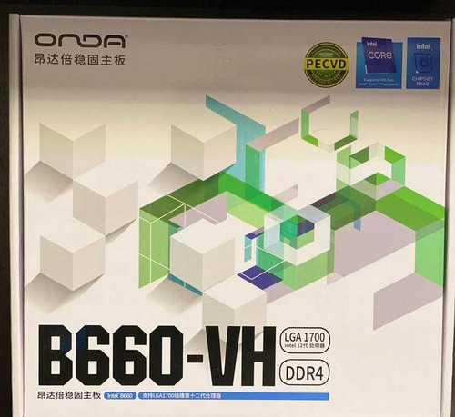 Материнская плата onda B660-VH LGA1700 white