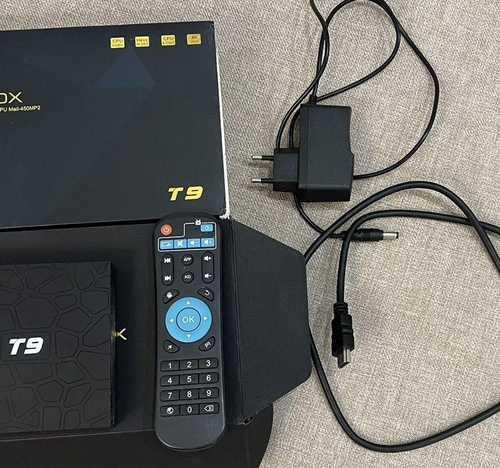 Андроид тв приставка tv box t9