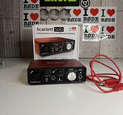 Focusrite scarlett solo 2nd gen звуковая карта