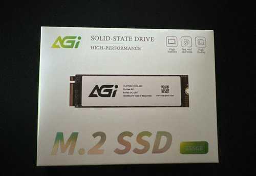 Новый SSD накопитель AGI AI198 M.2 2280 256 гб