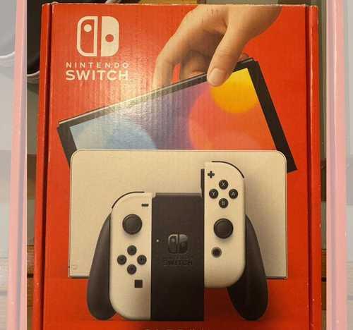 Nintendo switch oled прошитая 128gb   комплект