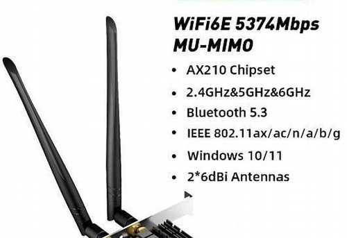 Wifi 6E / BT 5.3 сетевая карта для компьютера PCI