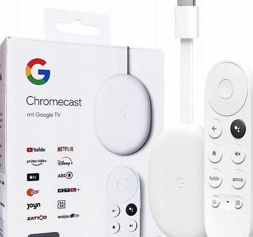 Медиаплеер Google Chromecast TV HD Новые