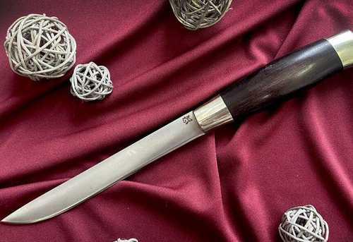 Нож финка "Кедр", клинок сталь Х12мф, рукоять граб