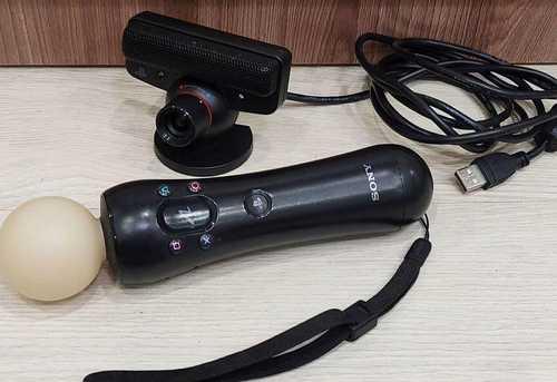 Комплект - PlayStation Move motion и камера PS Eye