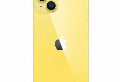 Крышка Айфон 14 (iPhone 14) желтая
