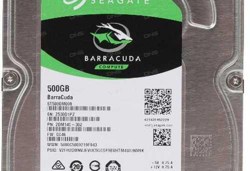 500 гб Жесткий диск Seagate BarraCuda ST500DM009