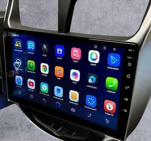 Магнитола android на Hyundai Solaris 2012