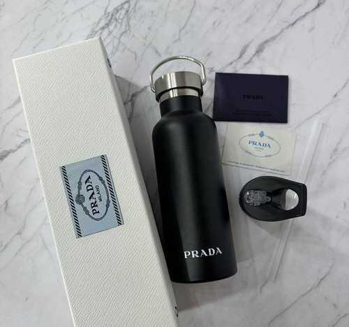 Термос/ бутылка Prada (черный)