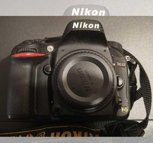 Фотоаппарат nikon d610 body