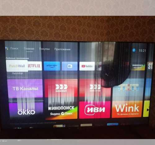 Телевизор SMART tv на запчасти