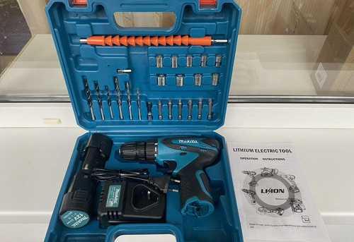 Шуруповерт makita 12v с набором