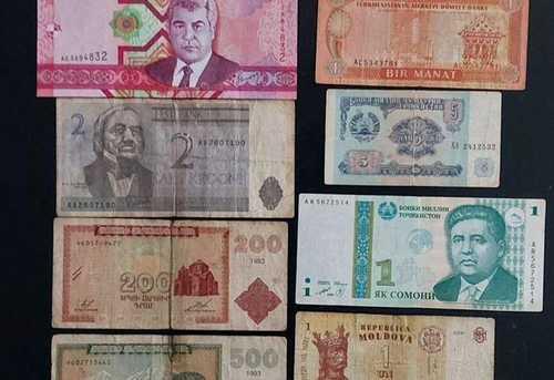 Банкноты разных стран снг