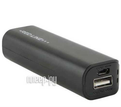 Red Line Power Bank R-3000 3000mAh Black ут000