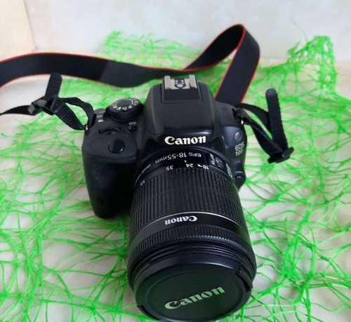 Зеркальный фотоаппарат Canon еос 100D Kit Black