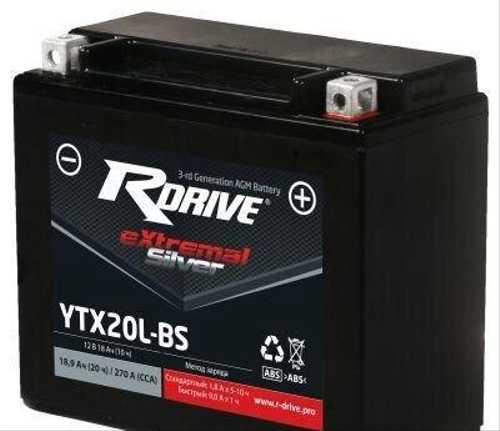 Аккумулятор RDrive Silver 18Ач YTX20L-BS