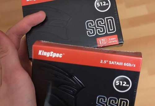 Ssd Kingspec 512 gb новый