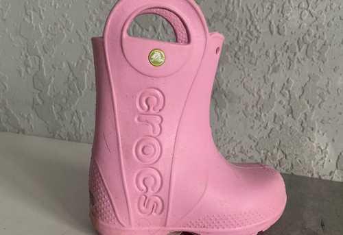 Резиновые детские сапоги crocs c9