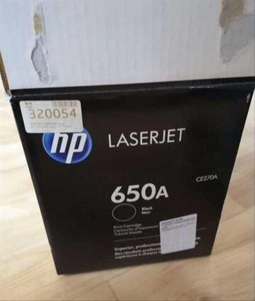 Картриджи HP 650A