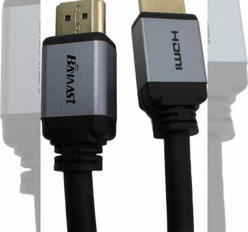 Кабель hdmi - hdmi 3 м., V2.0, 4K, штекеры покрыты