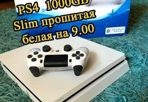 Прошитая Sony PS4 Slim 1000 гб