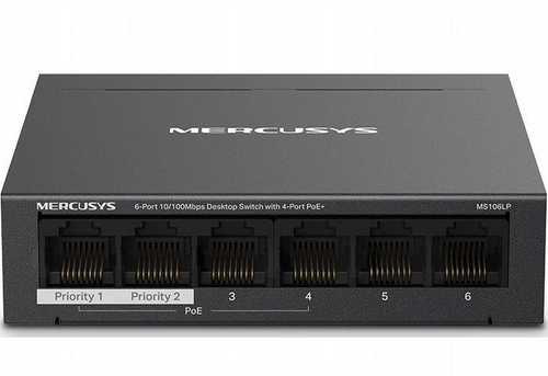 Mercusys MS106LP коммутатор poe