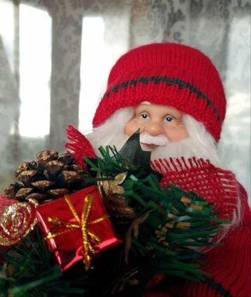 Кукла интерьерная Дед Мороз, Санта-Клаус