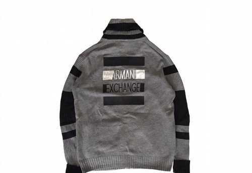 Armani Exchange зип кофта толстовка свитер