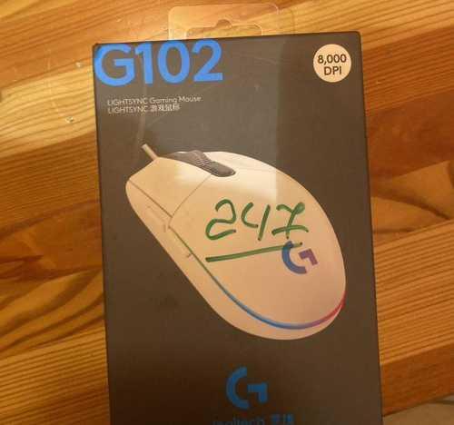 Игровая мышь logitech g102