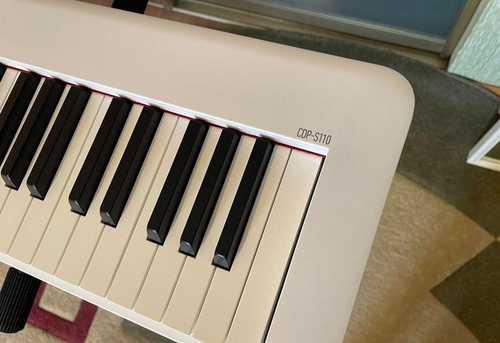 Цифровое пианино Casio CDP S110WE + Стойка