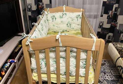 Детская кроватка приставная