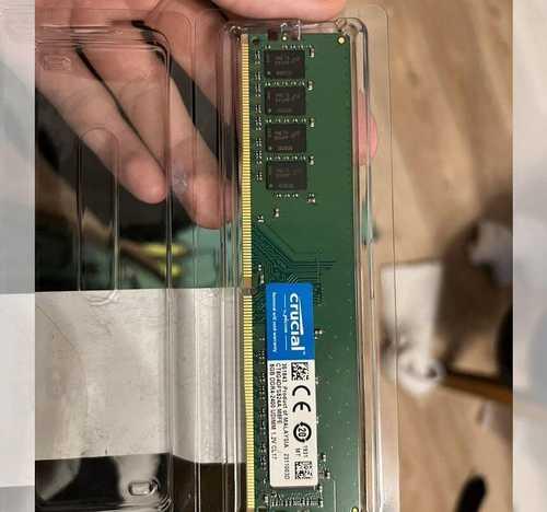 Оперативная память ddr4 8gb crucial 2400