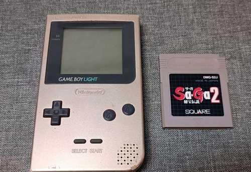 Nintendo Game Boy Light gold, Saga2, MGB-101, GBL