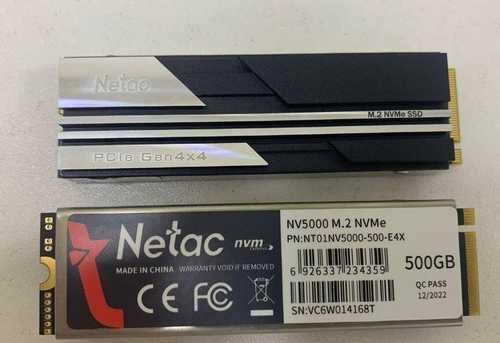 SSD m2 накопитель netac NV5000 NT01NV5000-500-E4X