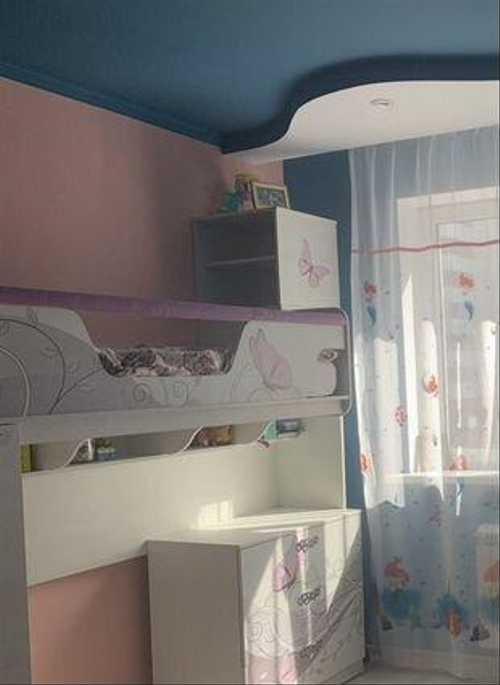 Детская кровать-чердак Леди