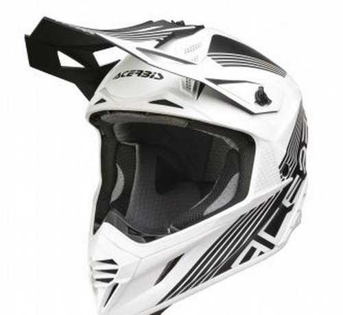 Шлем Acerbis X-track черно белый